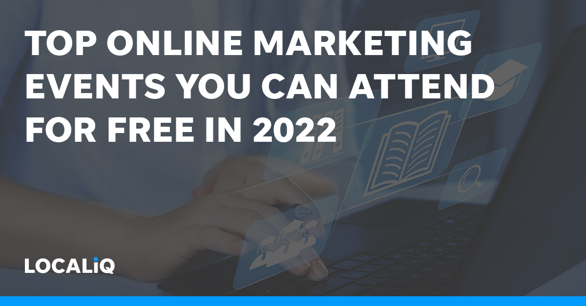 Free Online Events Marketers Can Attend in 2022