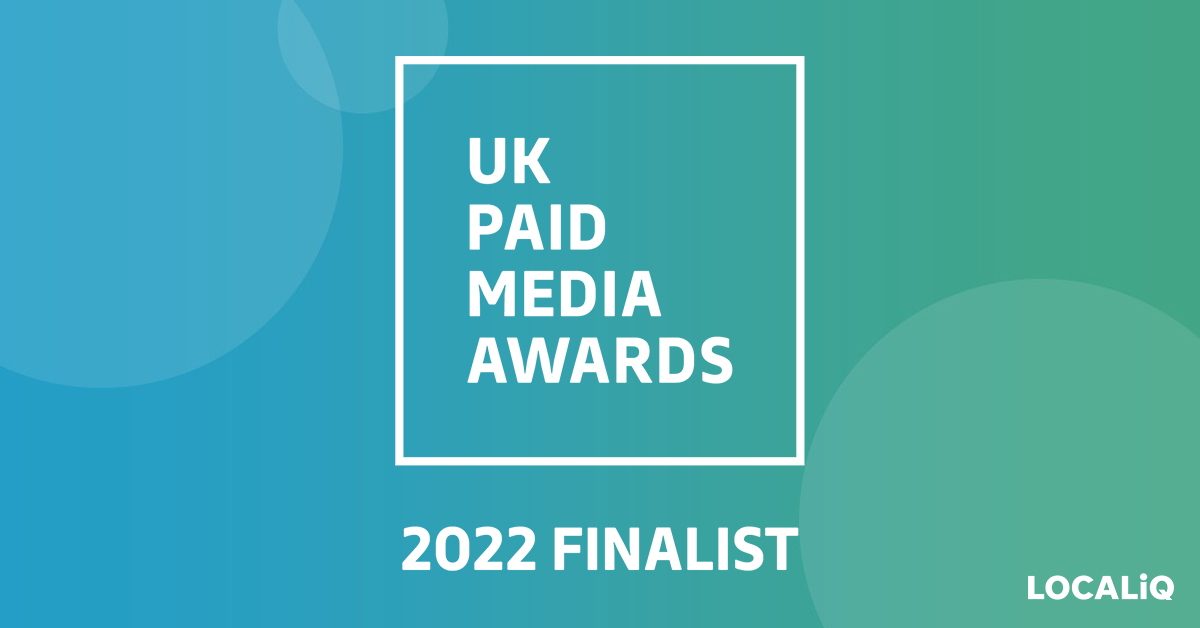LOCALiQ Shortlisted for three UK Paid Media Awards