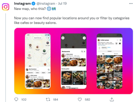 New Instagram feature allows you to search for local businesses